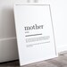 Dictionary Print for Mother, Mother's Day Print, Dictionary Style Print ...
