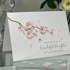 Daughter Birthday Card, Daughter Card, Handmade Daughter Card, Amazing ...