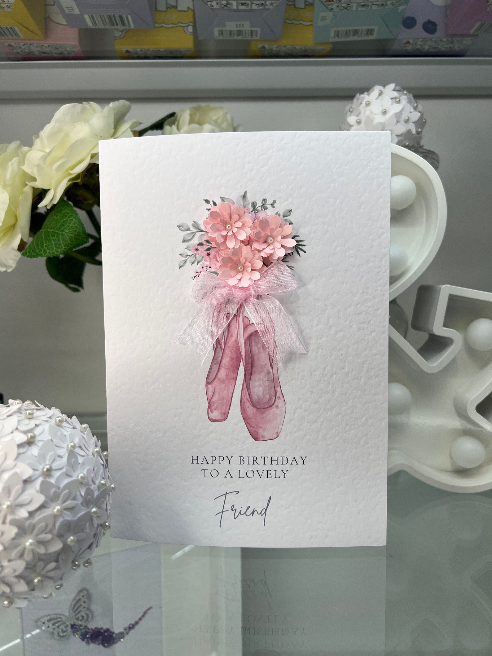 Friend Birthday Card Friend Ballet Card Teenage Friend - Etsy