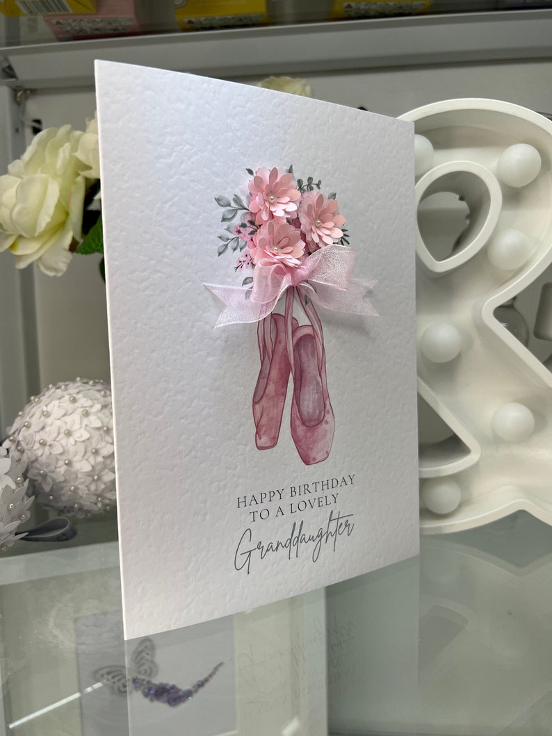 Granddaughter Birthday Card Ballet Card Teenager Birthday - Etsy