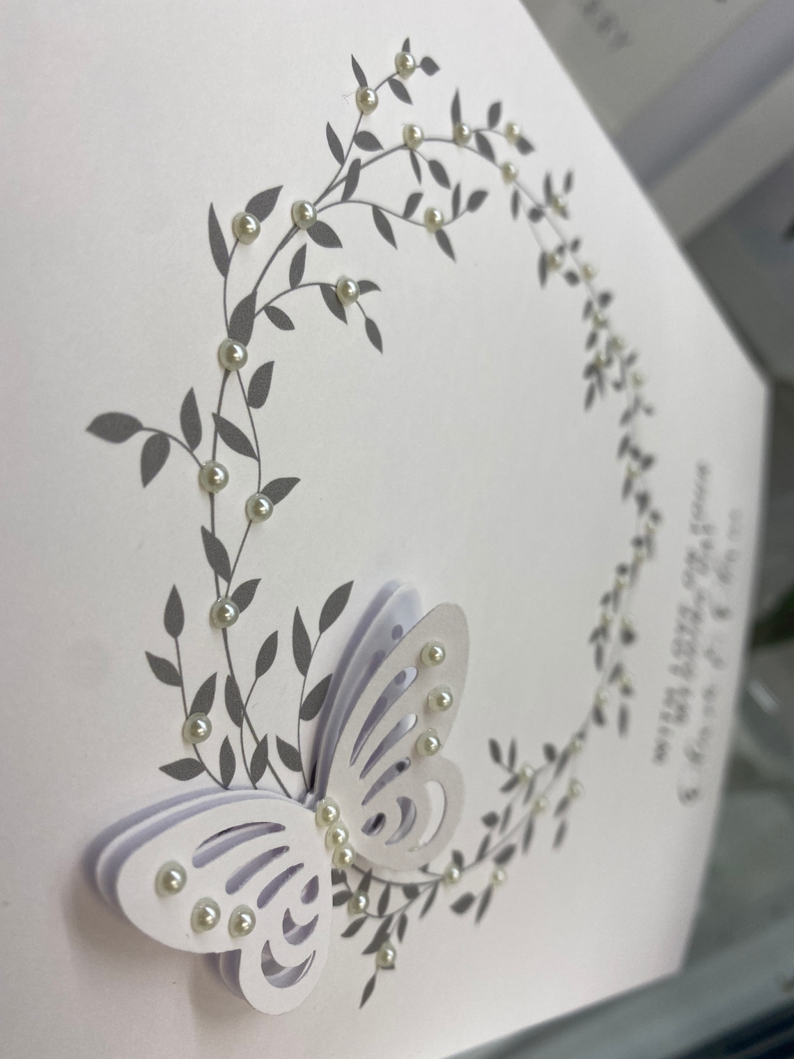 Personalised 3D Butterfly Wedding Card, Wedding Congratulations Card ...
