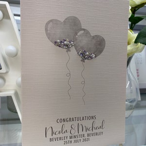 Wedding Card Personalised, Personalised Luxury Wedding Card, Special ...