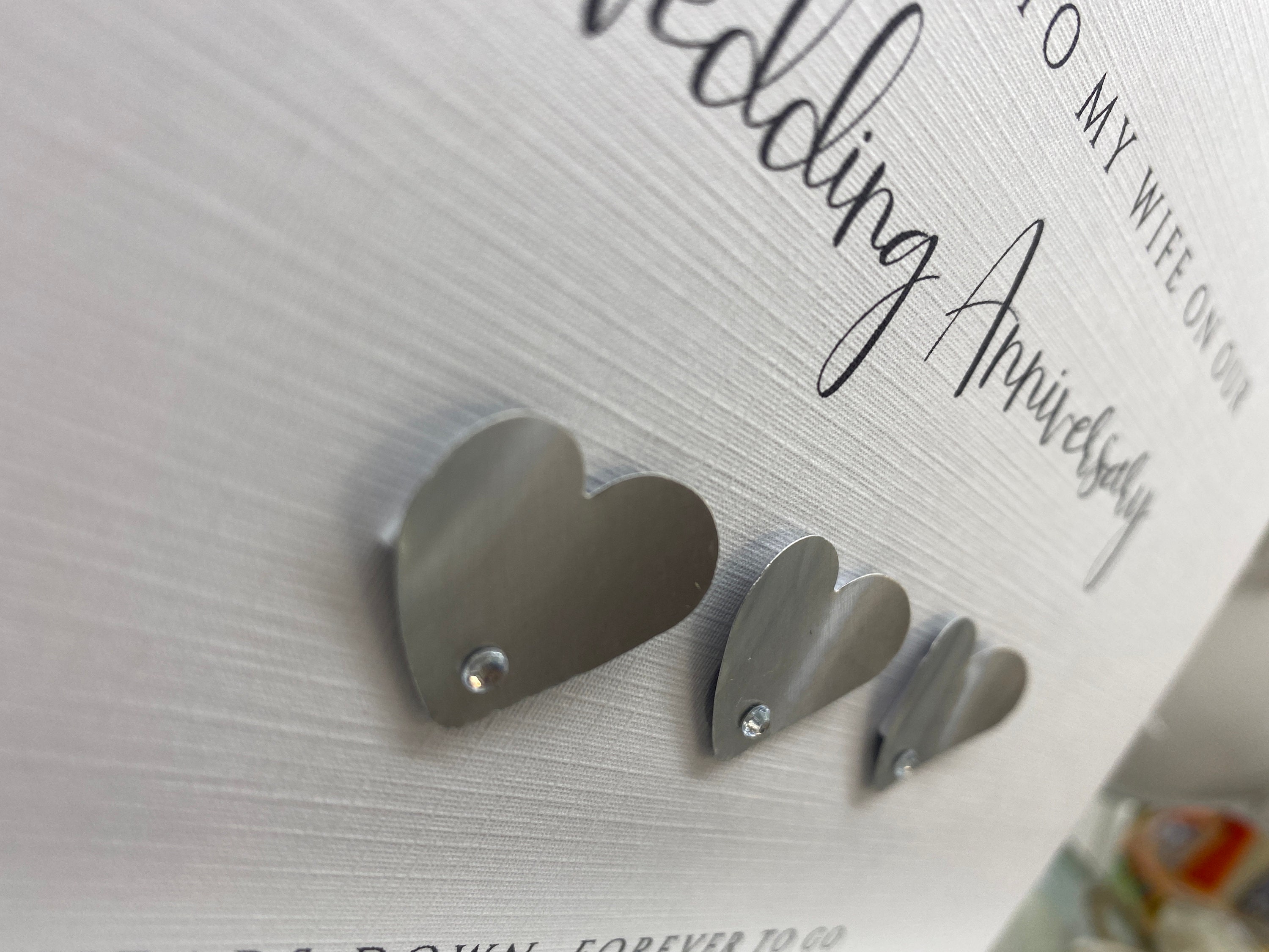 Tenth Wedding Anniversary Card 10th Tin Wedding - Etsy UK
