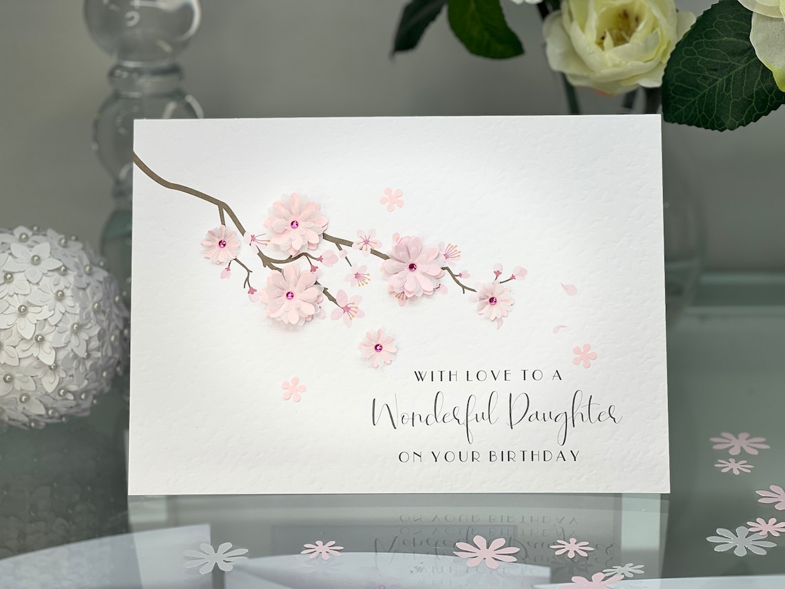 Daughter Birthday Card, Daughter Card, Handmade Daughter Card, Amazing ...