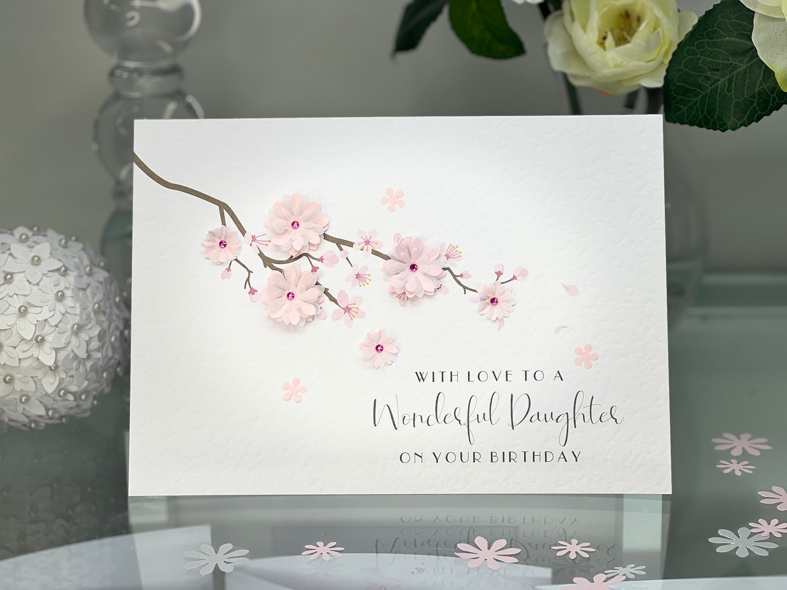 Daughter Birthday Card Daughter Card Handmade Daughter Card - Etsy