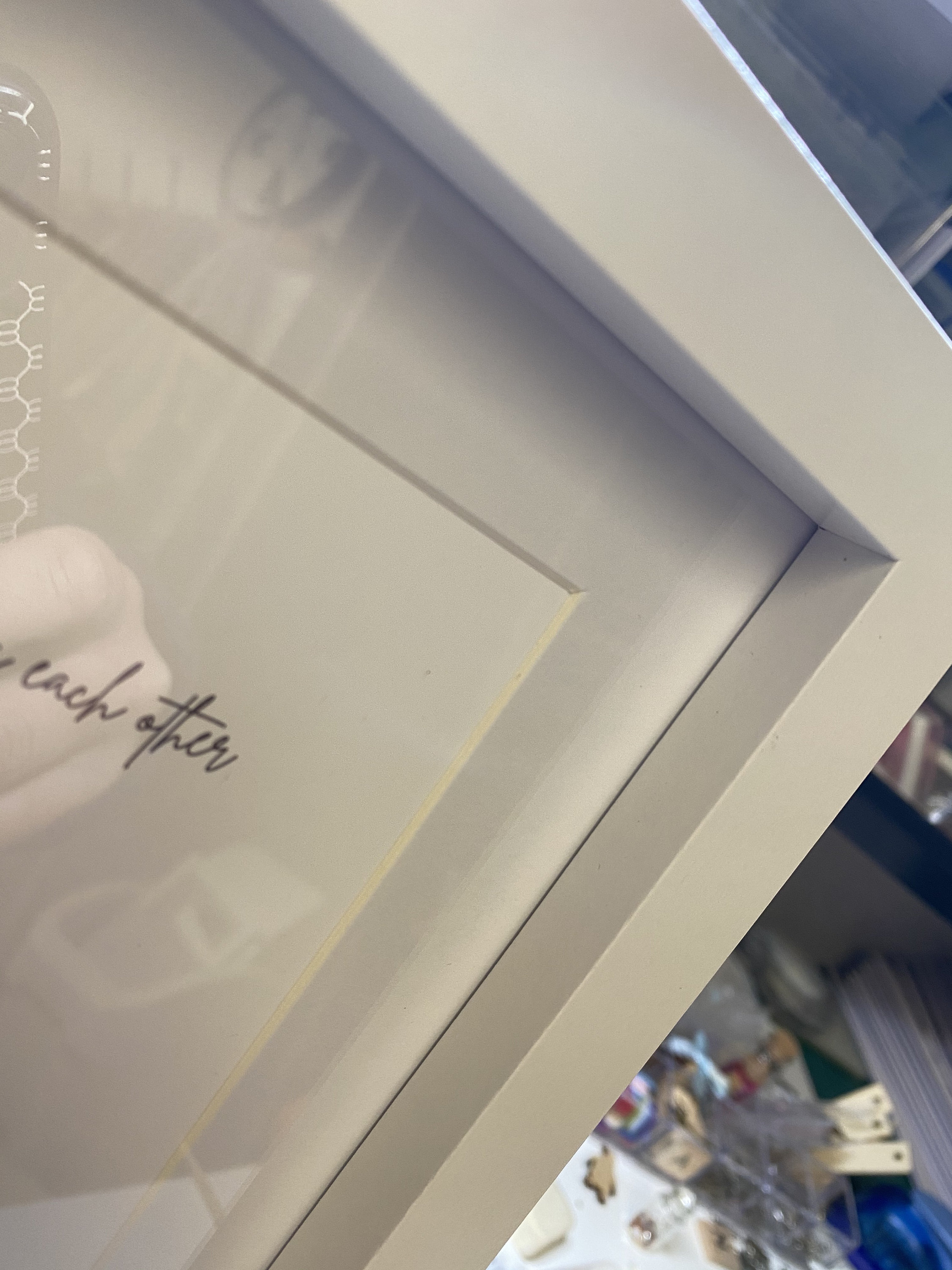 FRAME ONLY Available in Two Sizes in Black or White. - Etsy UK