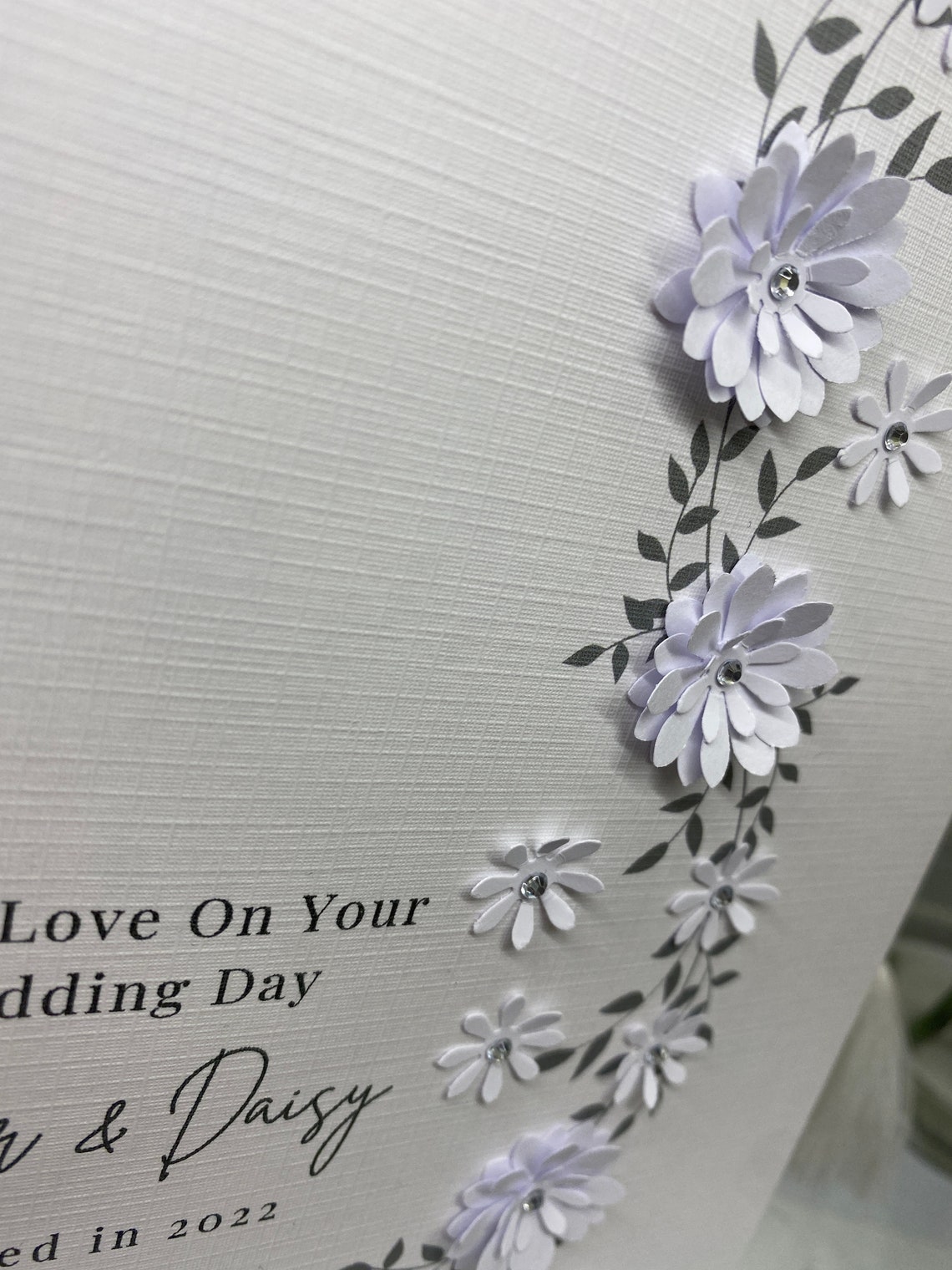 Personalised Wedding Card, Bride & Groom Wedding Card, Personalised ...