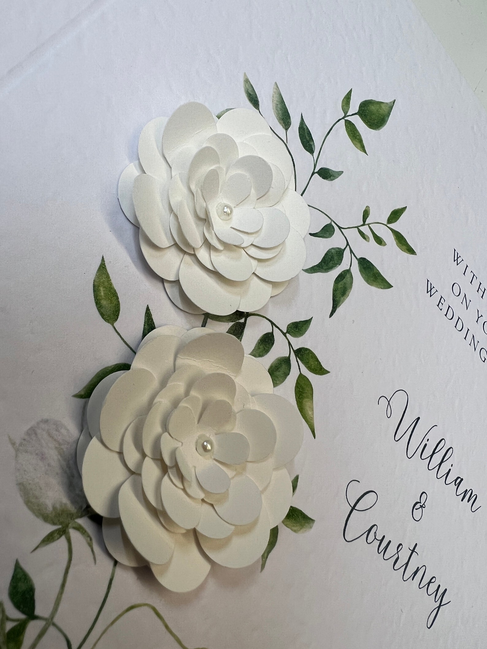 Personalised Wedding Card Luxury Wedding Card Special - Etsy