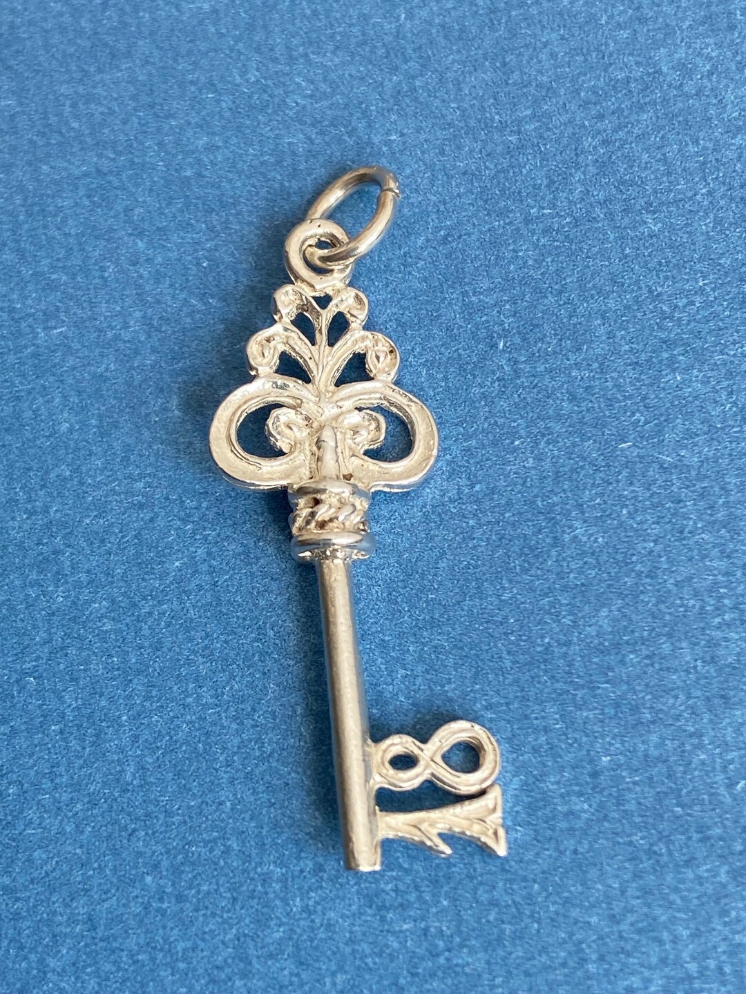 Vintage 18th Birthday Silver Charm / Pendant - 18th Key to the Door ...