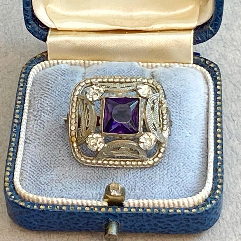 Square Brooch - Etsy