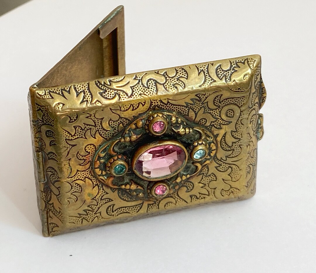 Antique Austro-hungarian Case Slim Card Case Paste Gems 34g - Etsy UK