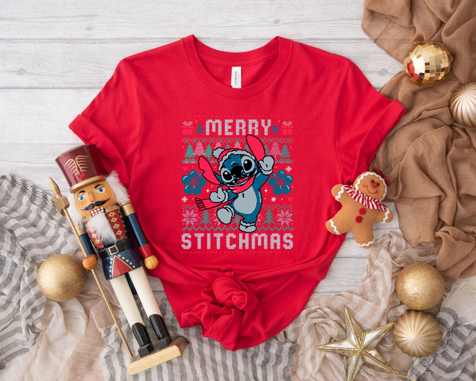 Merry Stitchmas Shirt, Disneyworld Family Shirts, Stitch Shirts sold by ...