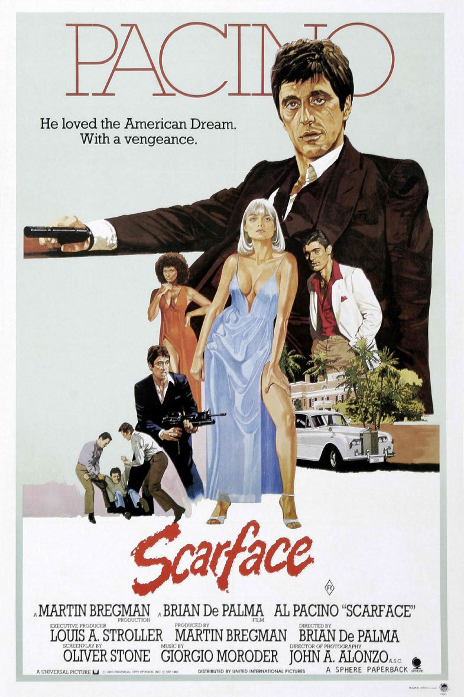 Scarface Movie Poster Digital Download American Crime Drama - Etsy