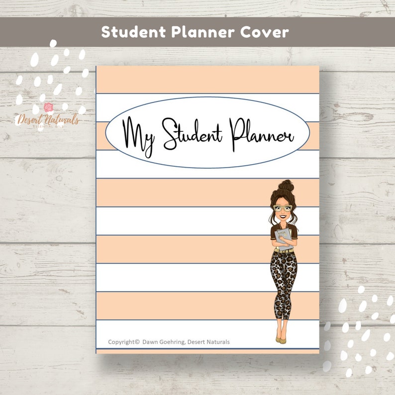 Student Planner Printable for Teenage Girls High School | Etsy