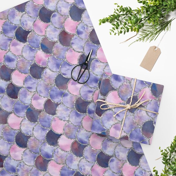 Mermaid Wrapping Paper - Etsy