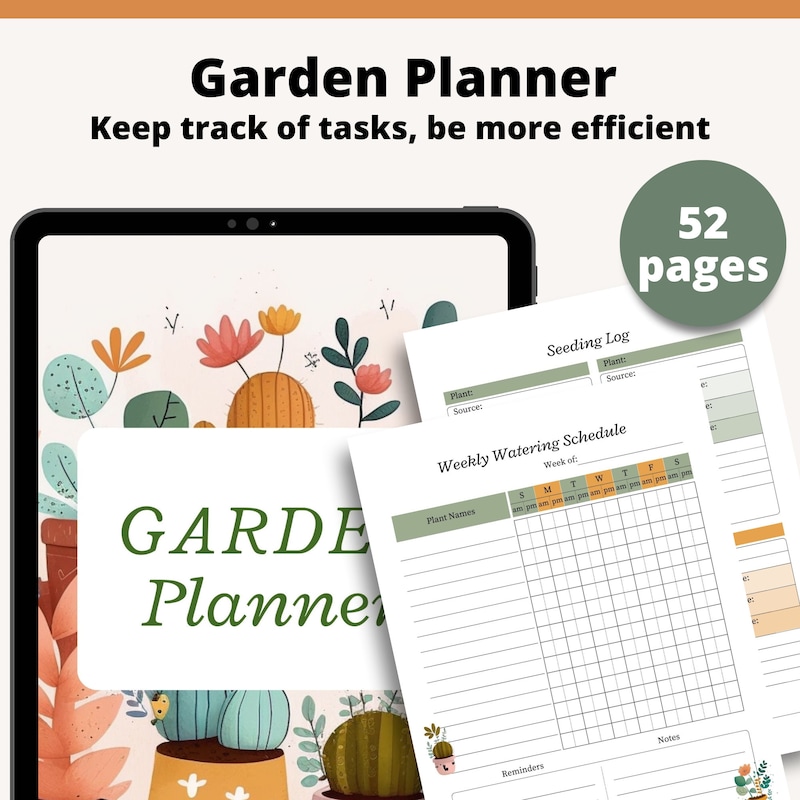 Garden Journal - Etsy