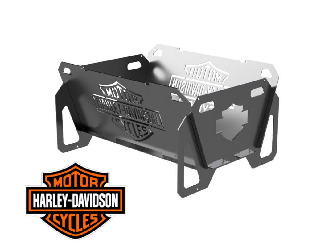 Flat-pack , Collapsible, Portable Fire Pit, Firepit Harley Davidson ...