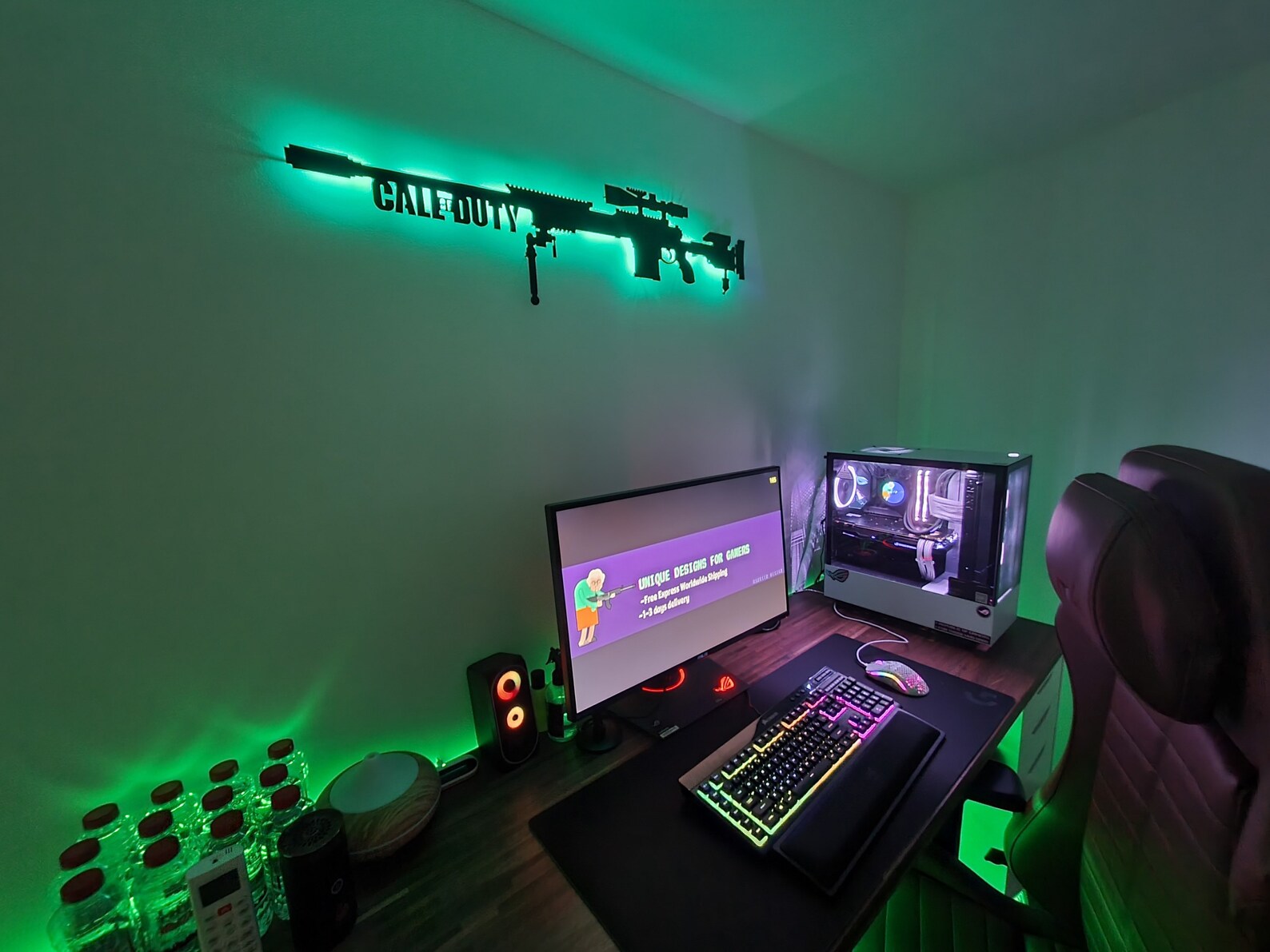 Game Room Led Light, Led Light W/ Remote, Gun Light, Game Room ...