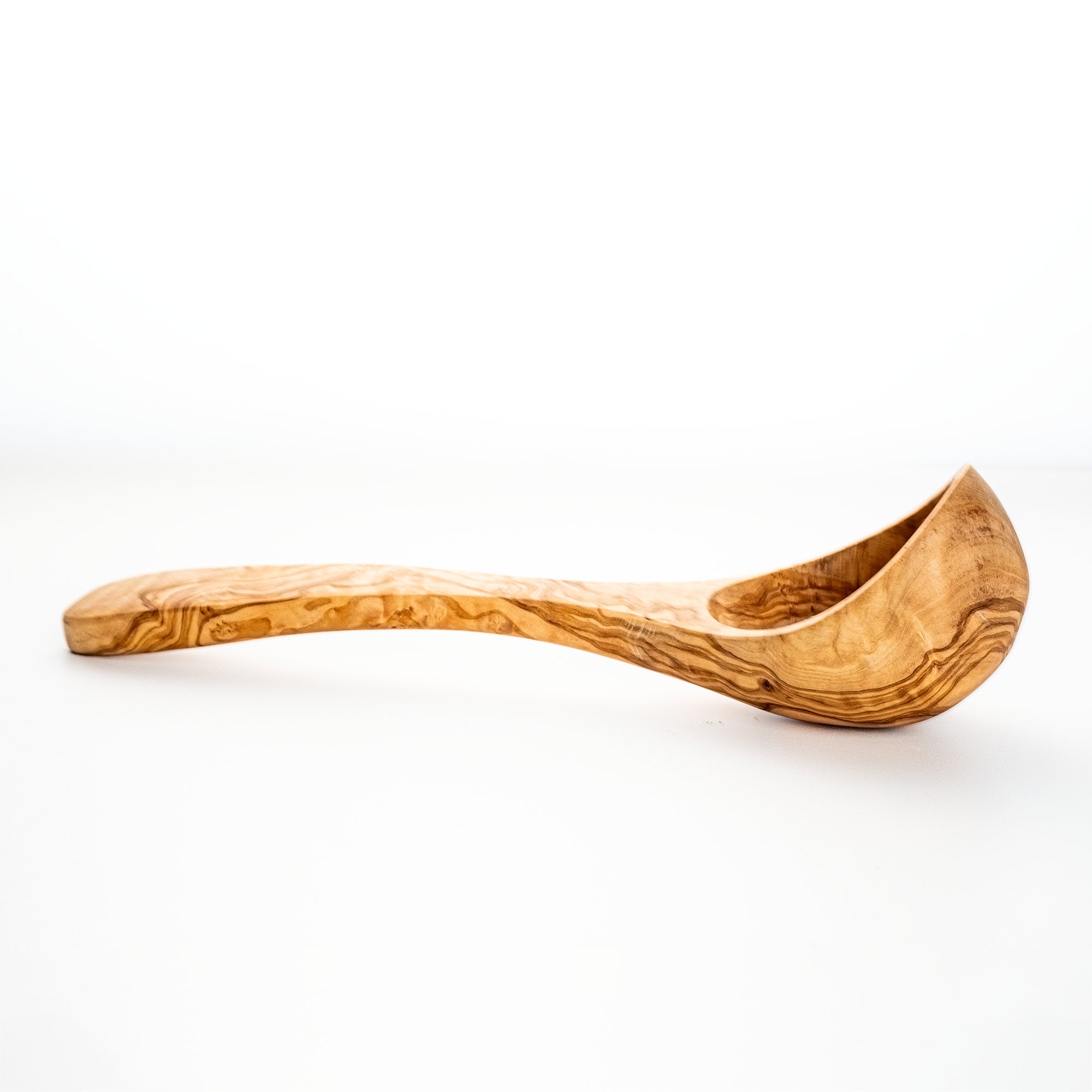 Olive Wood Ladles - Handmade Luche - Wooden Ladle - Kitchen Utensil ...