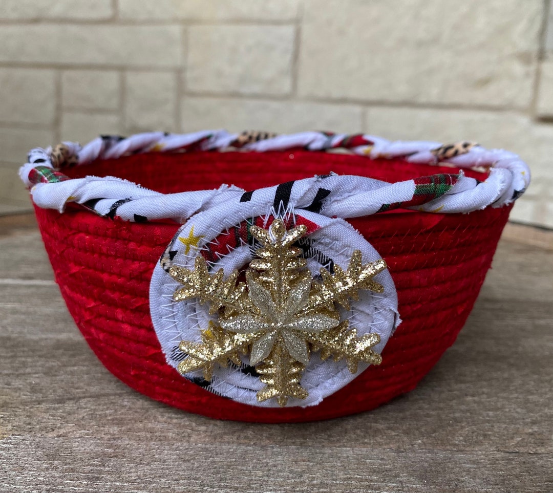 Christmas Rope Bowl - Etsy