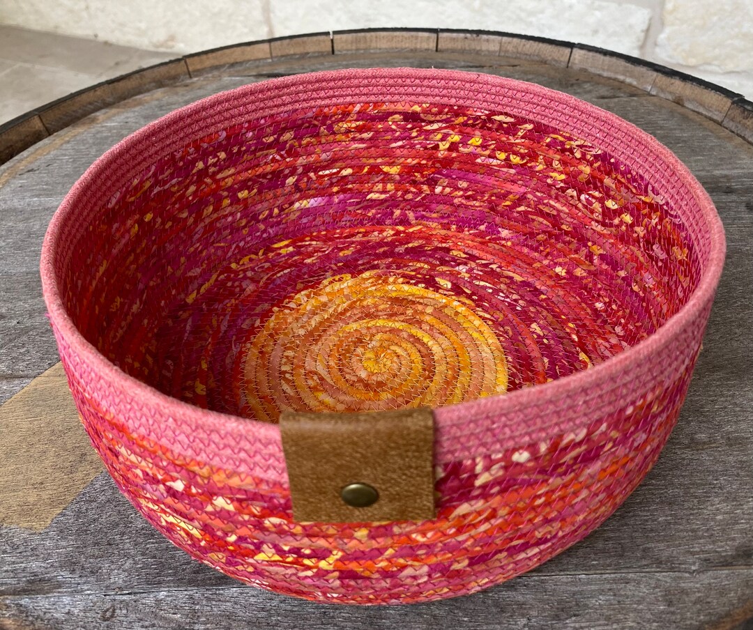 Batik Rope Bowl - Etsy