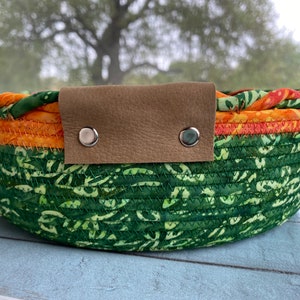 Large Batik Rope Bowl - Etsy