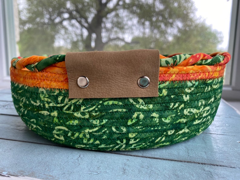 Large Batik Rope Bowl - Etsy