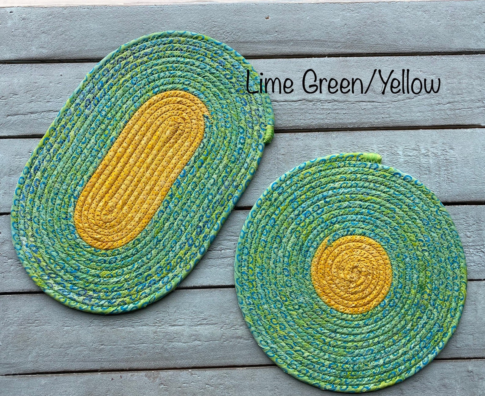 Batik Fabric Rope Trivet - Etsy