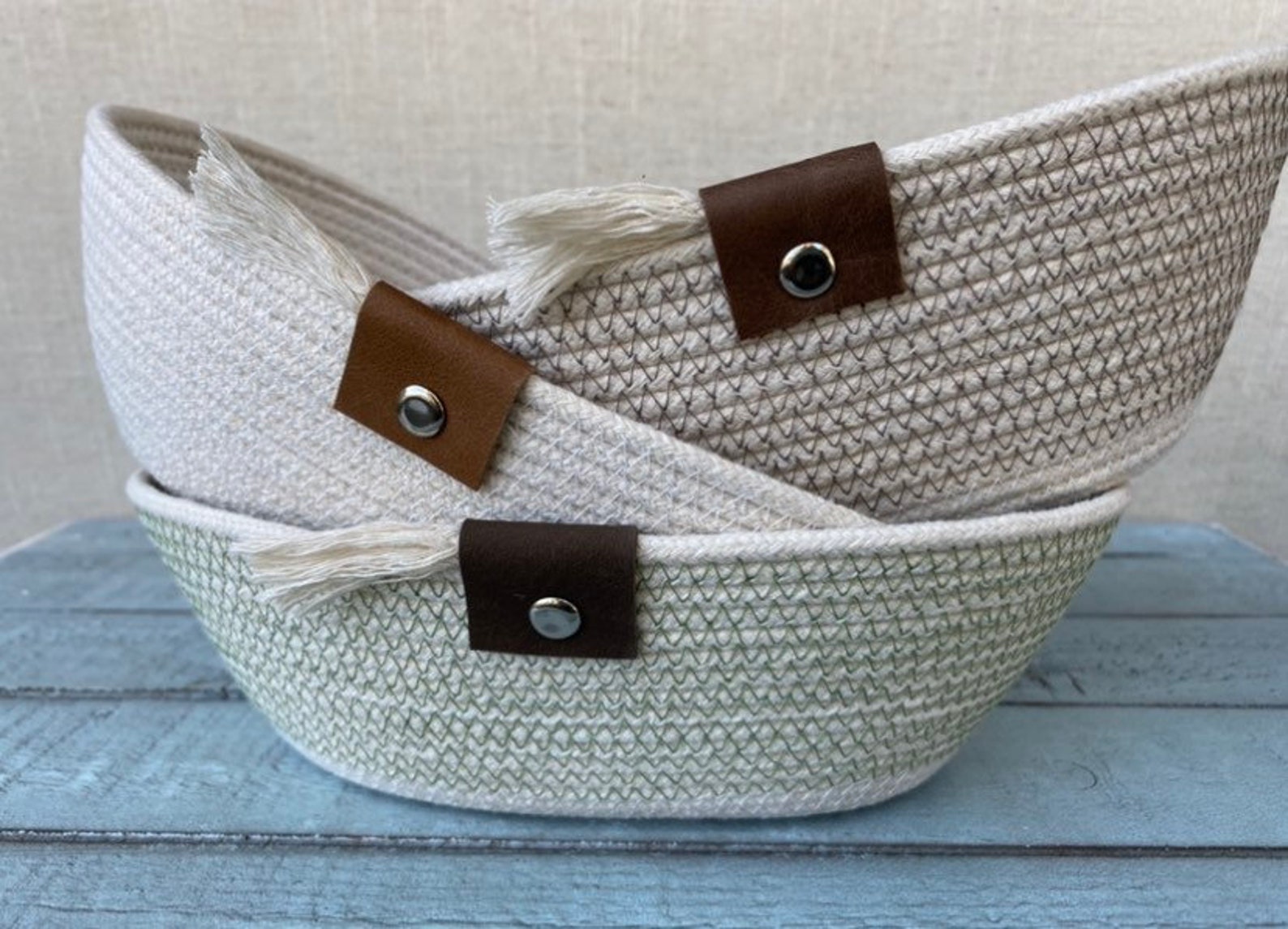 Oval Rope Bowl - Etsy