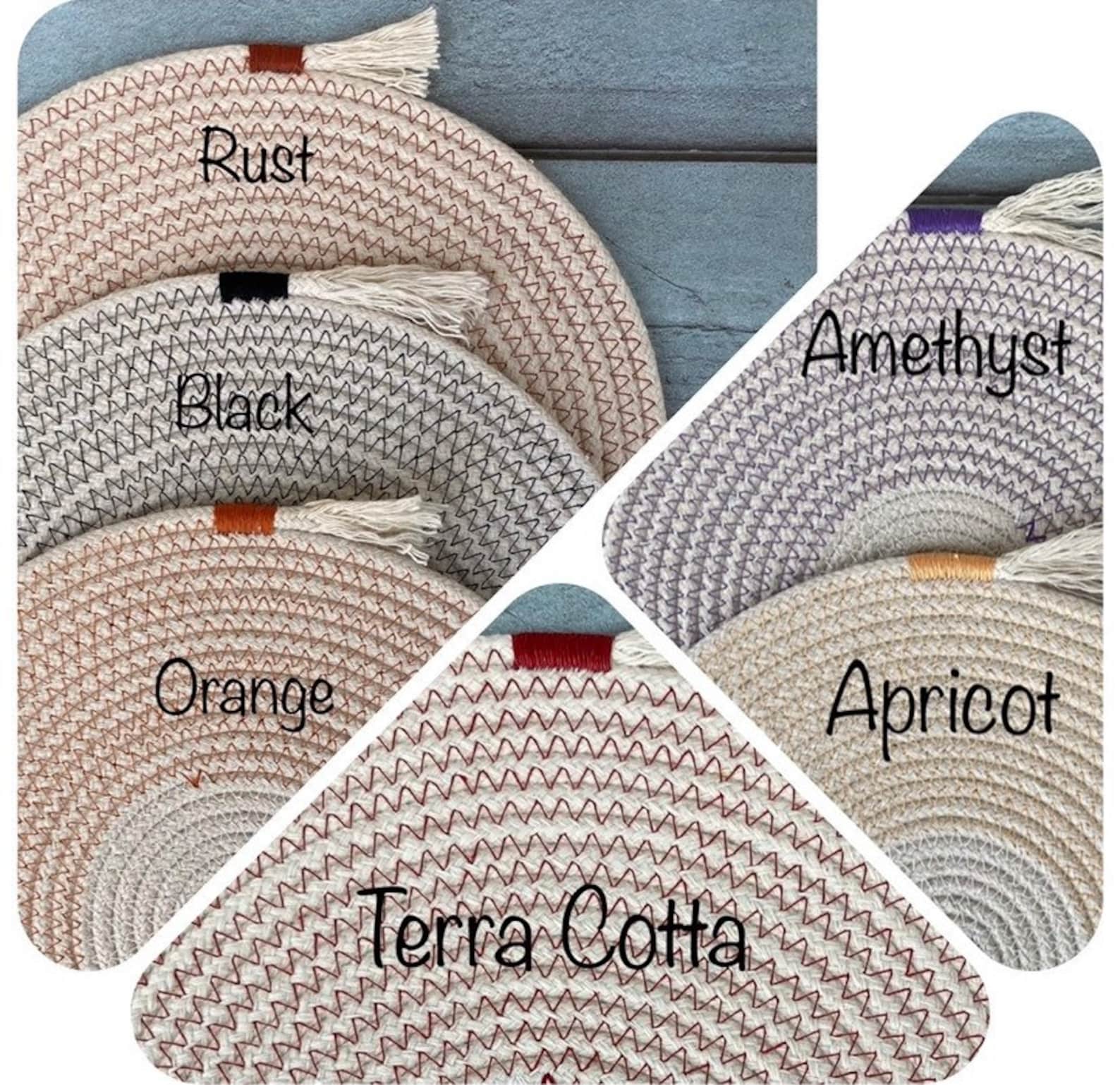 Rope Coaster/bowl Set - Etsy