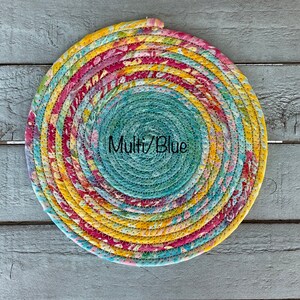 Batik Fabric Rope Trivet | Etsy