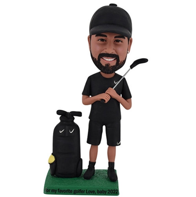 Golf Player Bobblehead Custom Golfer Bobblehead Best Gift - Etsy