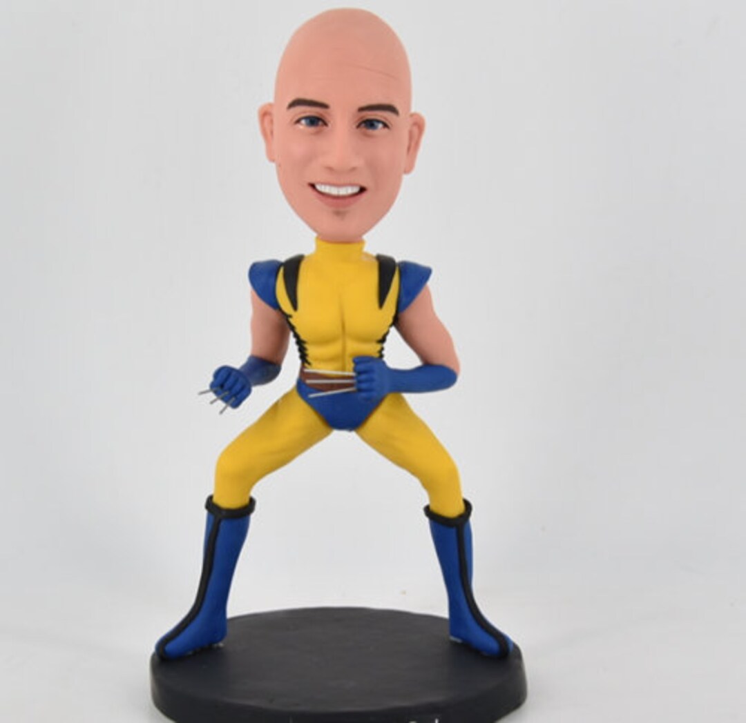 Custom Wolverine Bobblehead X-MEN, Personalized Wolverine Bobblehead ...