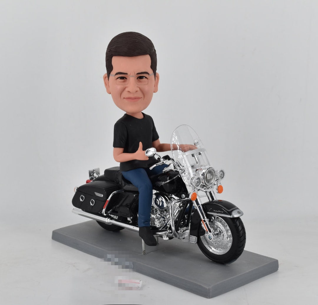 Custom Bobblehead on Harley Davidson, Personalized Bobblehead Doll on ...