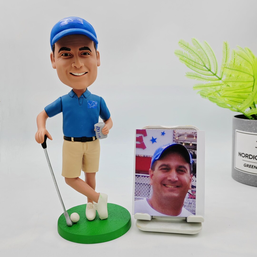 Custom Bobblehead Golf Golfer Player, Make a Bobblehead for Golfer ...
