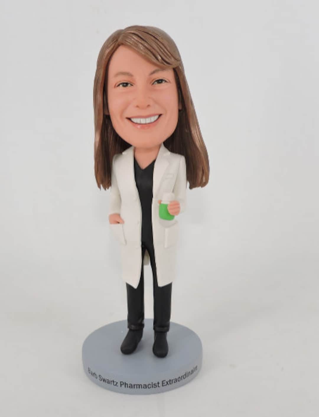 Doctor Bobblehead Customized From Photos, Personalized Pharmacist ...