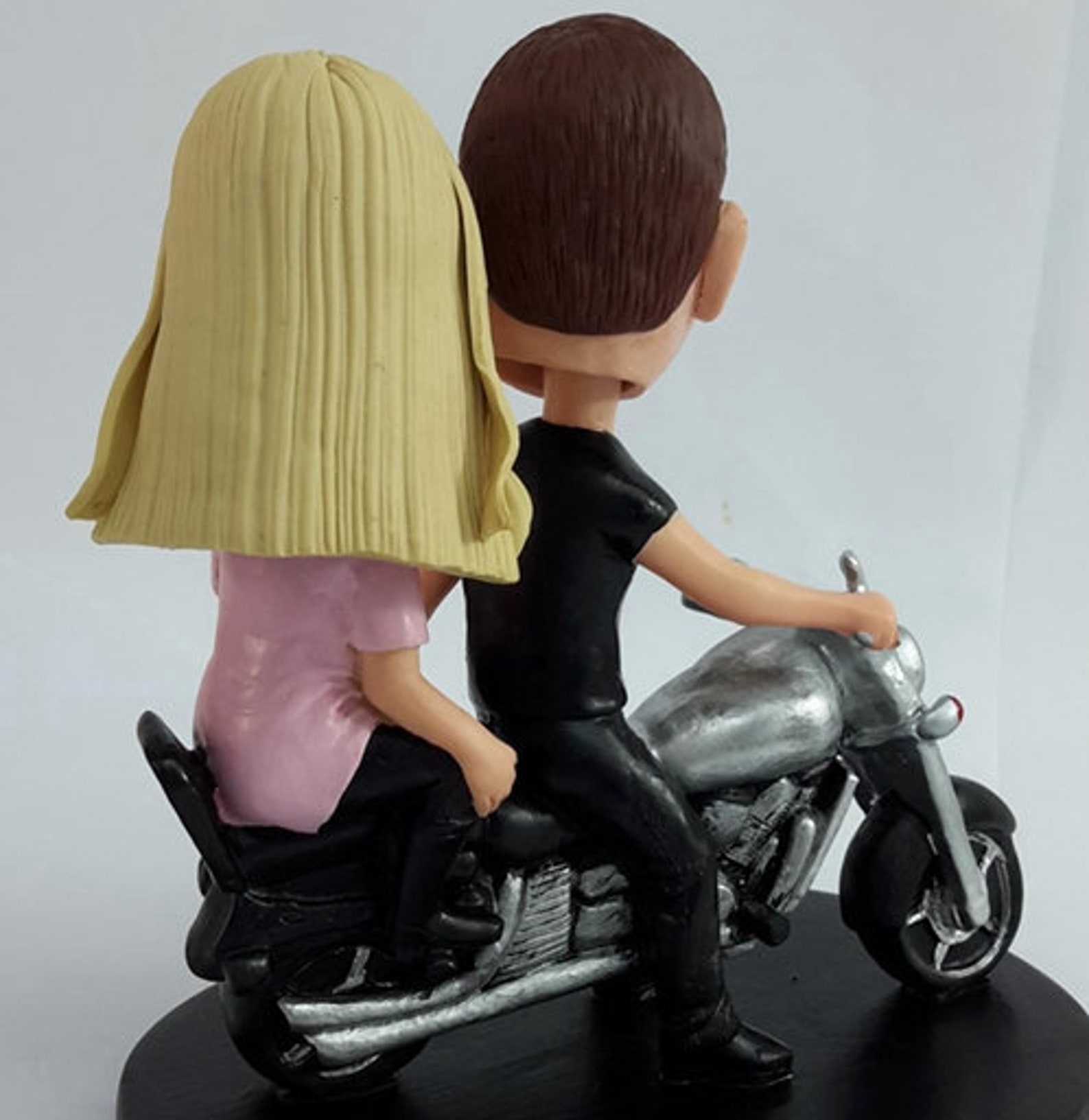 Custom couple bobbleheads on Harley Davidson bobbleheads gift | Etsy