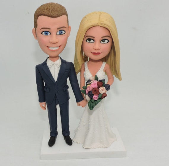 Bitmoji custom bobblehead cake topper for wedding gift bitmoji ...