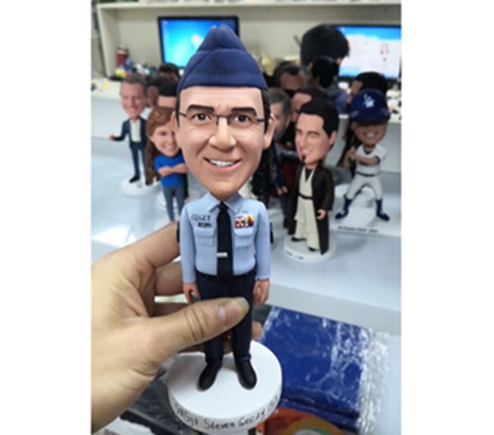 Custom Bobblehead Air Force Army Pilot Custom Bobblehead Air - Etsy UK