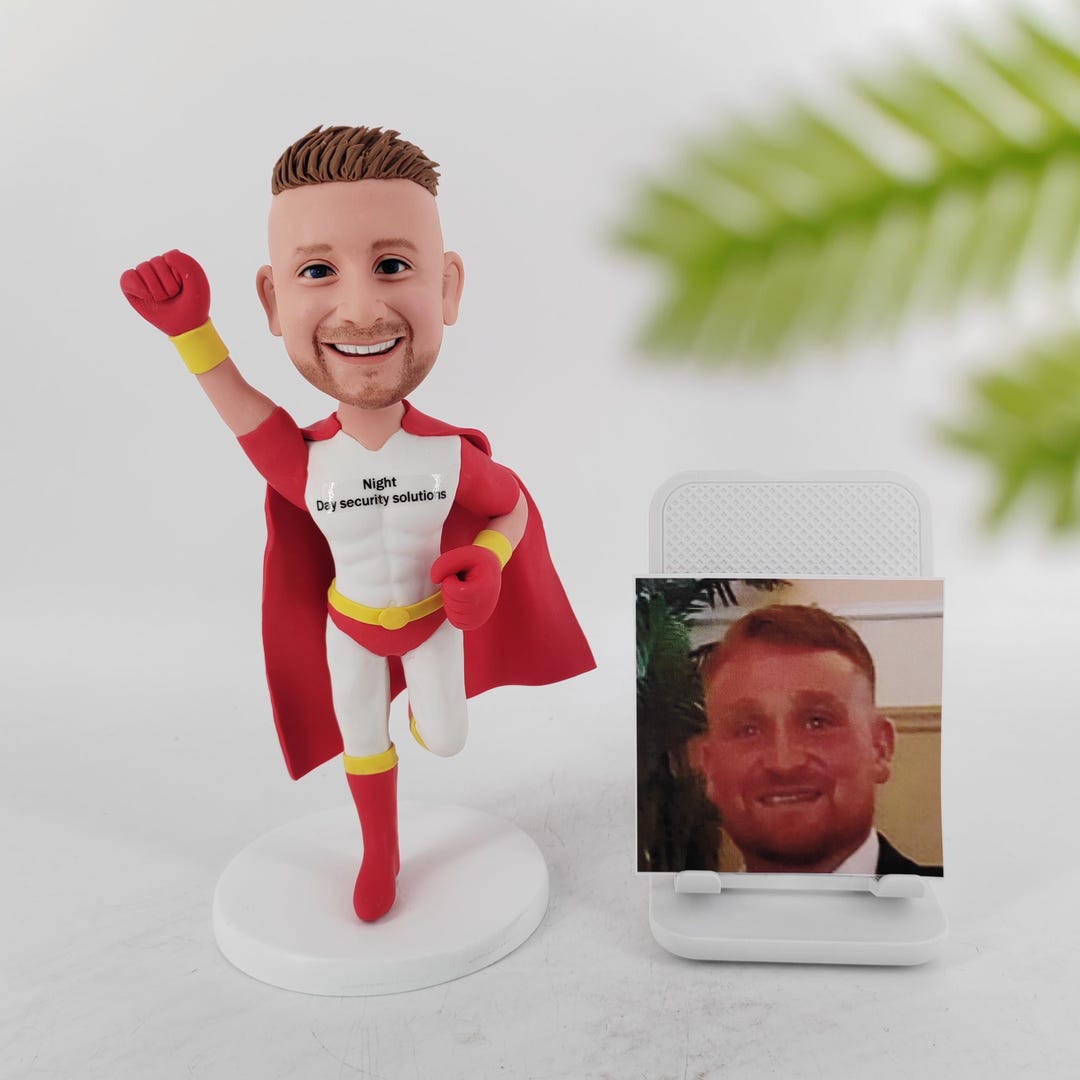 Make Your Own Superhero Bobblehead, Custom Bobblehead Gift for BOSS ...
