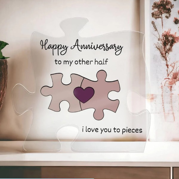 Acrylic Puzzle Plaque - Etsy