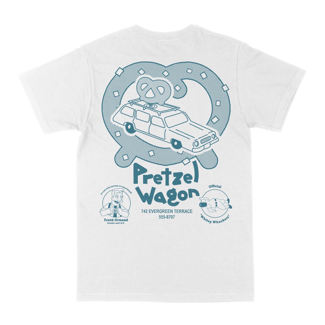 Pretzel Wagon Simpsons Themed T-shirt - Etsy