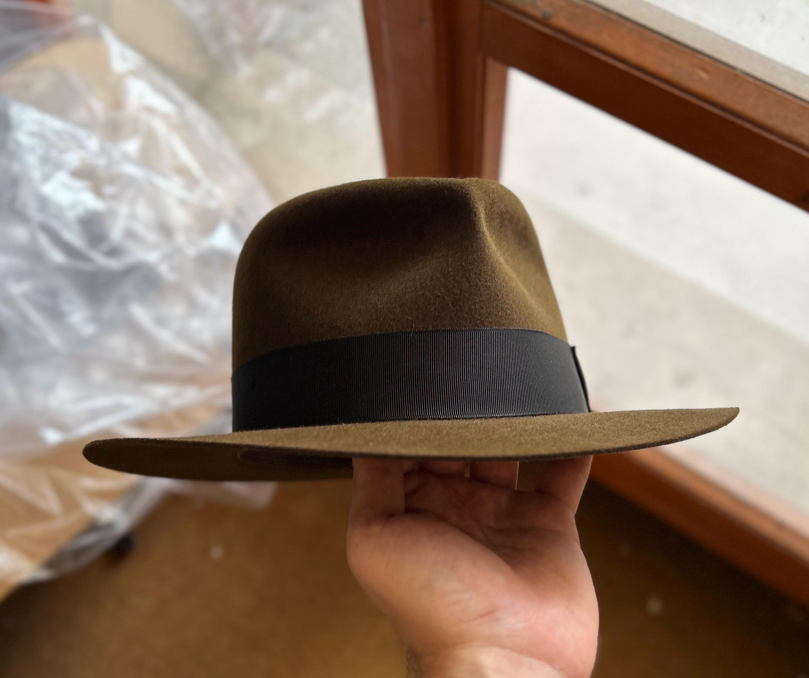 Indy Crusade Fedora (sable Rabbit) - Etsy