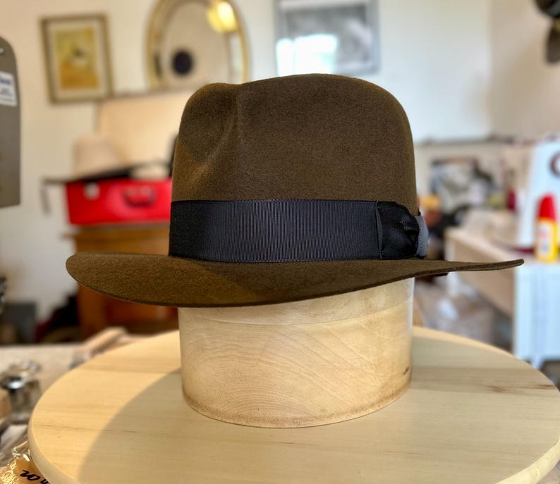 Indy Crusade Fedora (sable Rabbit) - Etsy