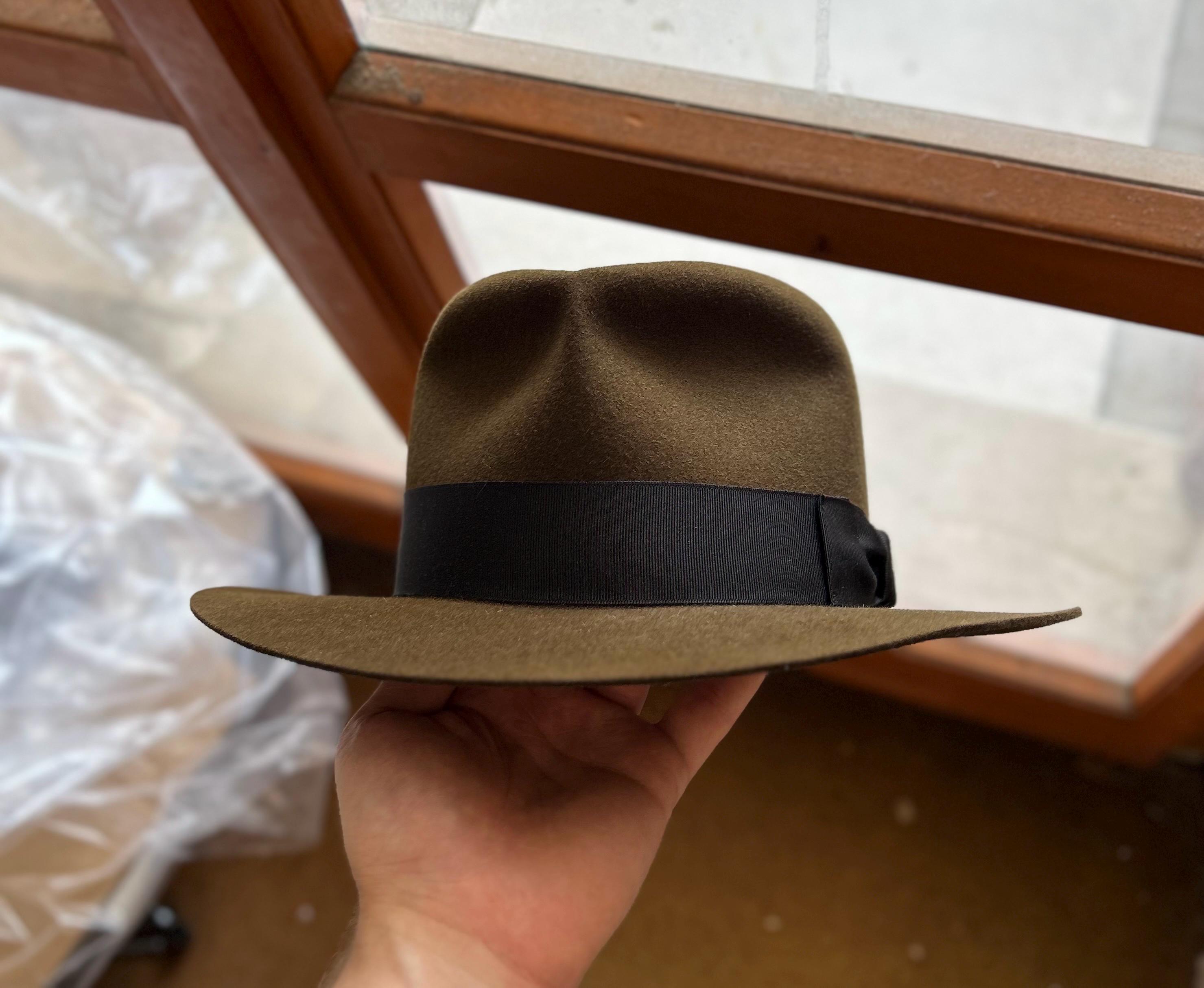 Indy Crusade Fedora (sable Rabbit) - Etsy