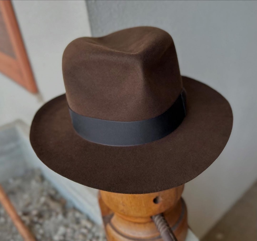 Indy Crusade Fedora (beaver) - Etsy