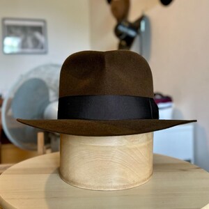 Indy Crusade Fedora (sable Rabbit) - Etsy