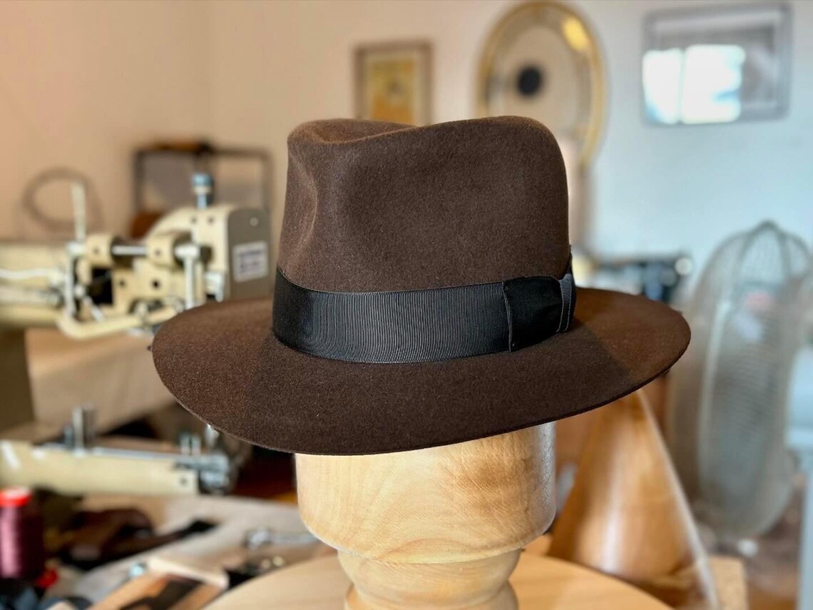 Indy Temple Fedora (rabbit) - Etsy