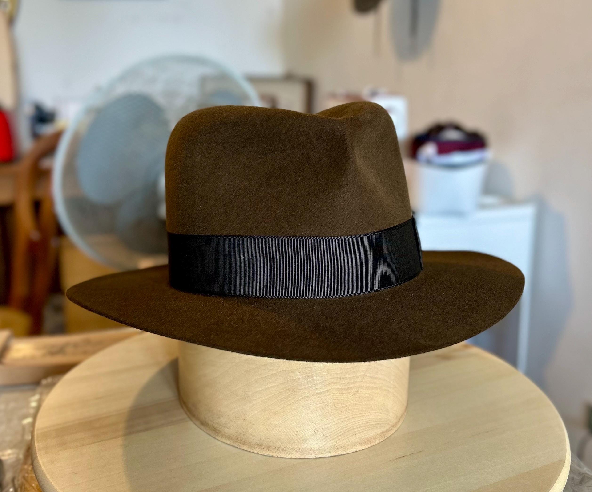 Indy Crusade Fedora (sable Rabbit) - Etsy