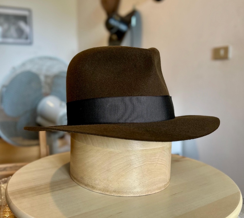 Indy Crusade Fedora (sable Rabbit) - Etsy